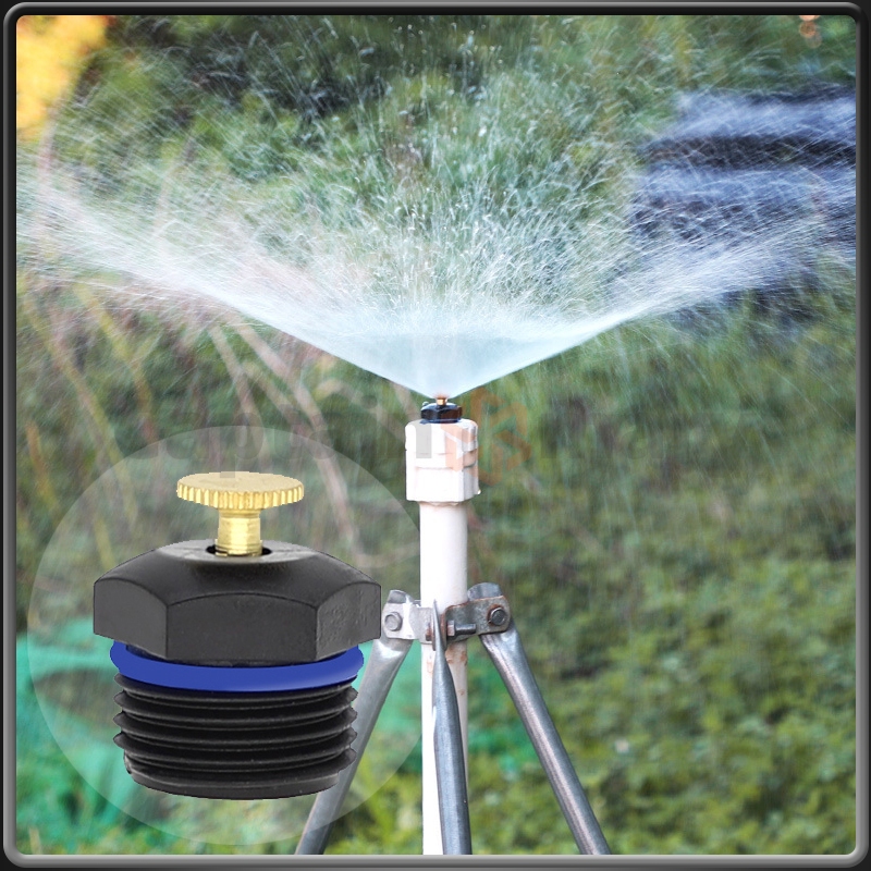 360 Degree Misting Sprinkler 1/2" Garden Irrigation Spray Nozzle (Black ...