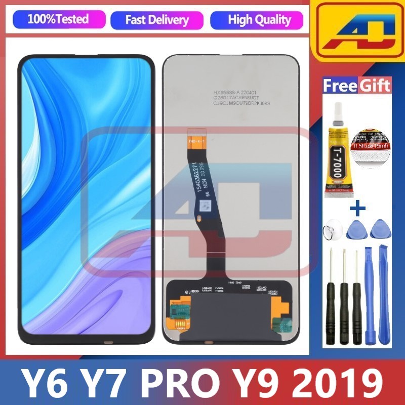 AD For HUAWE LCD Y6 Y7 Y9 Y6P PRO 2018 2019 2020 Y7A LCD Display Screen ...