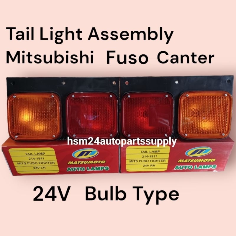 Tail light assembly for Mitsubishi fuso canter 24V Bulb type 214-1911 ...