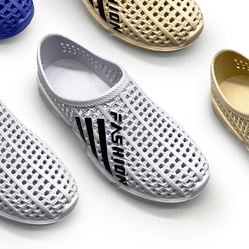 Rubber Sandals for men soft beach walk fashion korean slippers sleeper ...