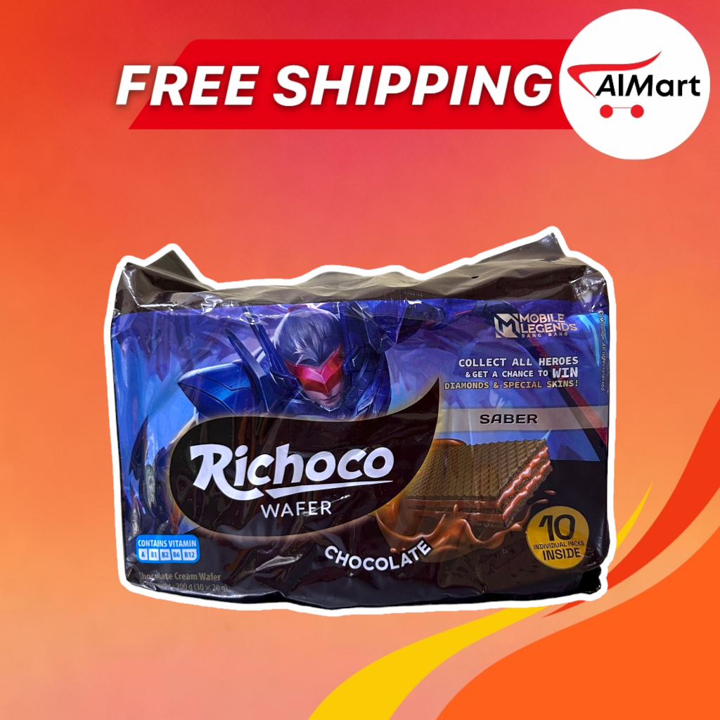 RICHOCO WAFER (200 GRAMS) (10 PACKS) | Shopee Philippines