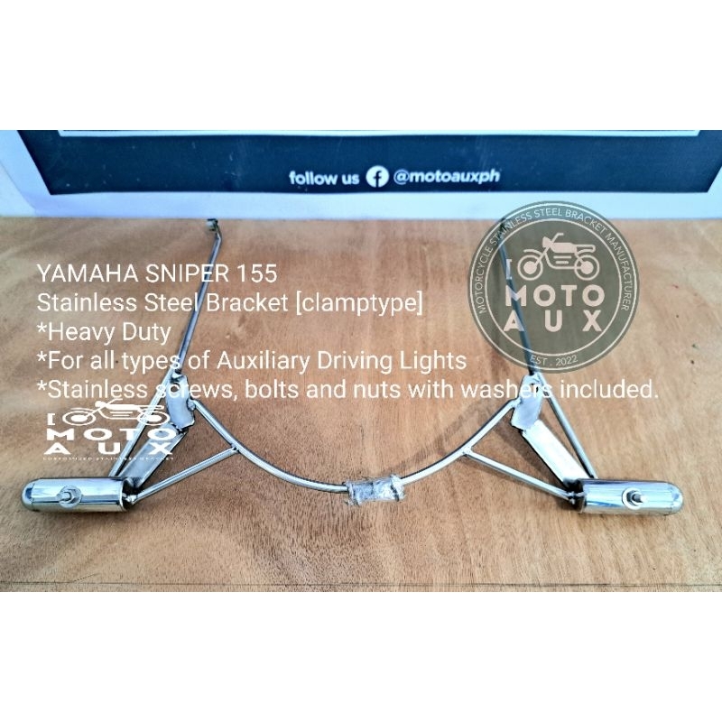 Sniper 155 Stainless MDL Bracket (tube type) | Shopee Philippines