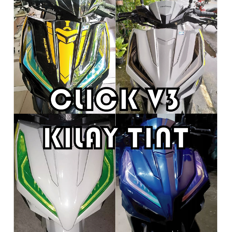 Honda Click V4 V3 V2 125i 150i Kilay tint Game Changer | Shopee Philippines