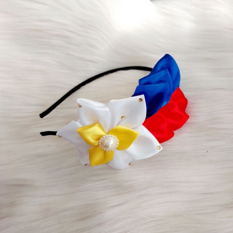 Philippine flag color inspired headband girls hair accessories | Shopee ...