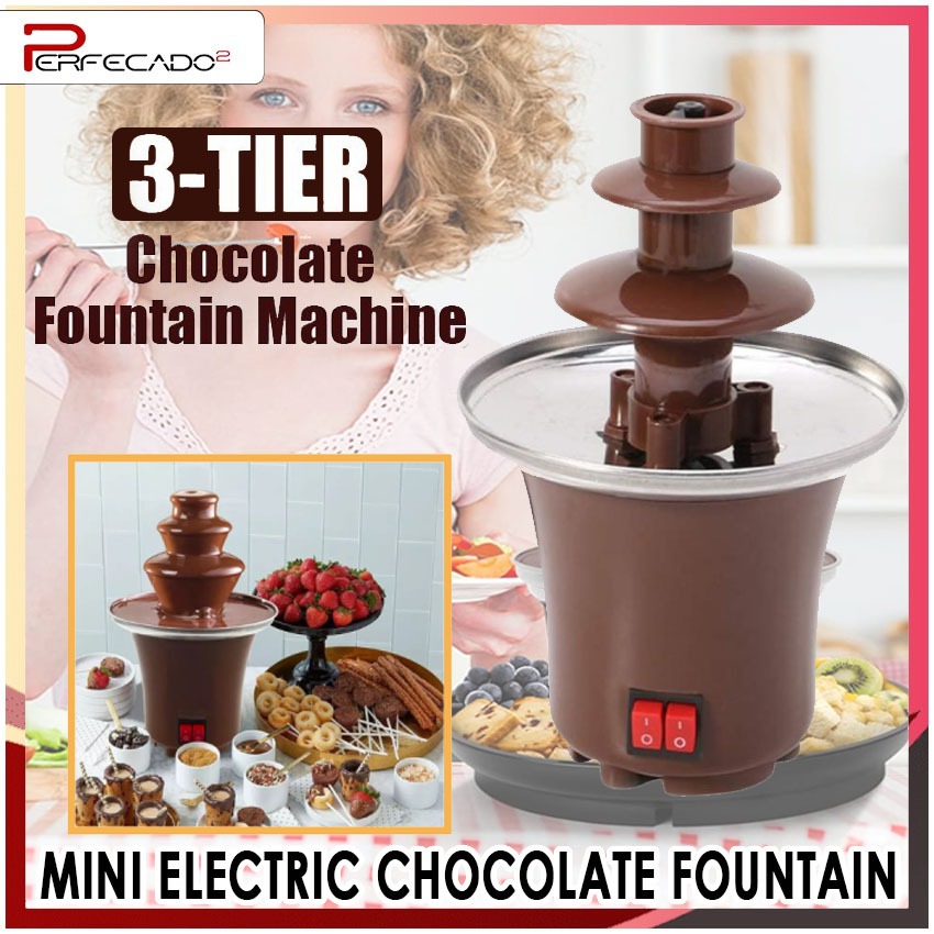 Mini Chocolate Fondue Fountain Chocolate Fountain Chocolate Heating ...