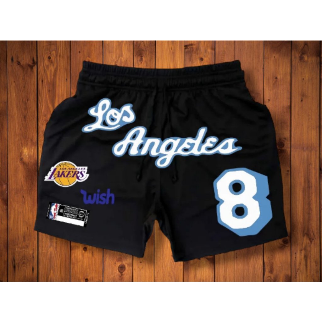 LOS ANGELES #8 Above The Knee Drifit Short For Men - DTF Print | Shopee ...