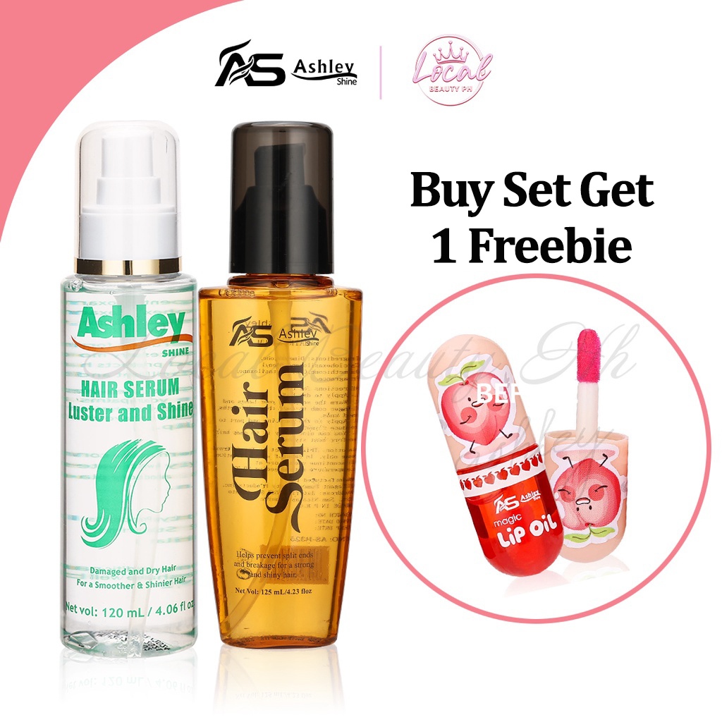 Ashley Shine Hair Serum Oil 120ml 125ml Luster & Smooth Care Dry Frizzy Nourish Damaged Hair ...