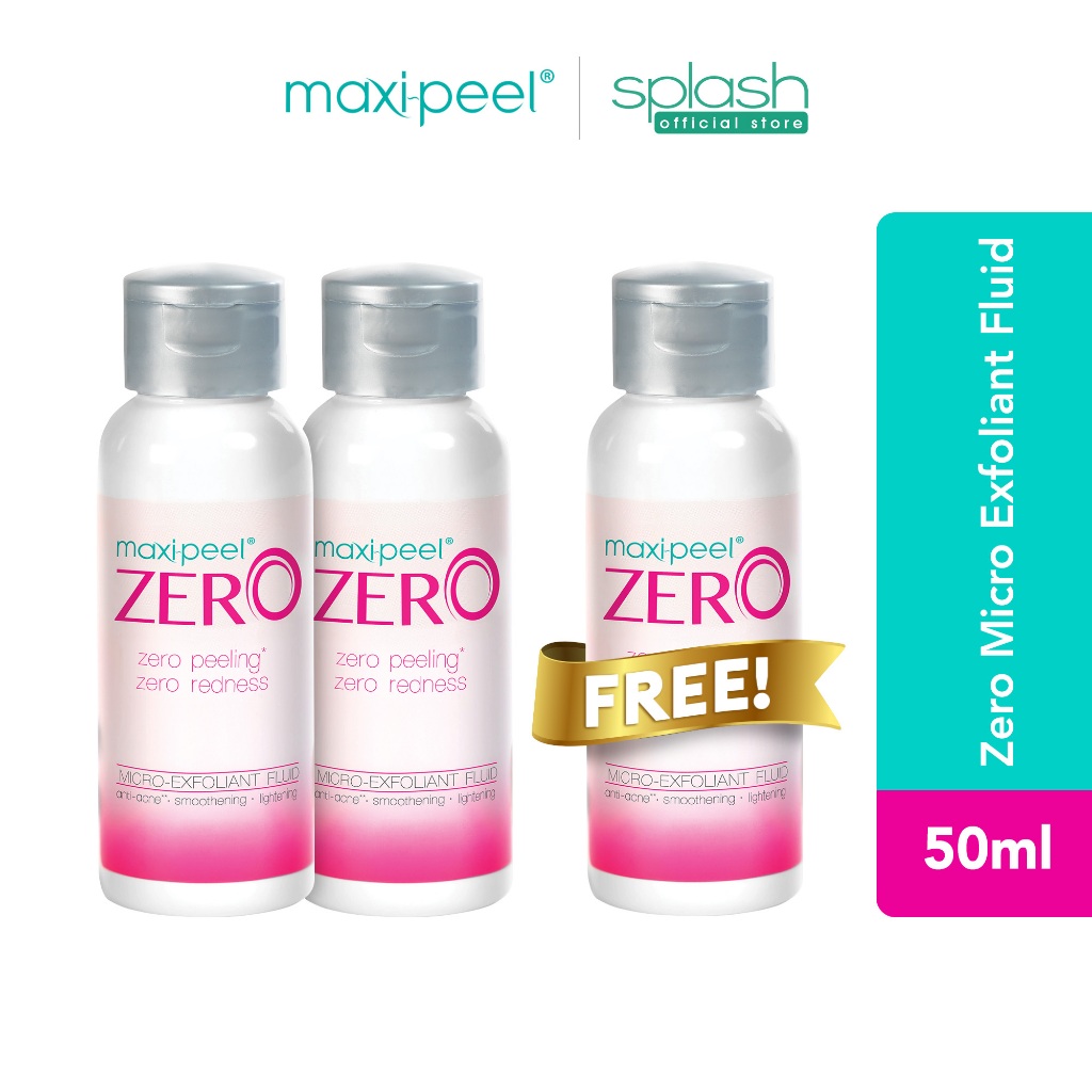 BUY 2 GET 1 Maxi-Peel Zero Micro Exfoliant Fluid Anti-Acne Blackhead ...