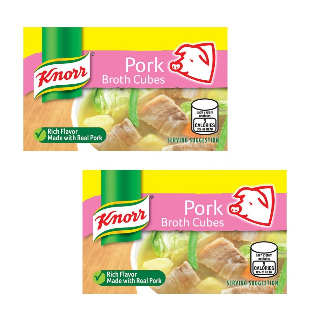 Knorr Cubes Pantry Pork 60g Bundle Of 2 | Shopee Philippines