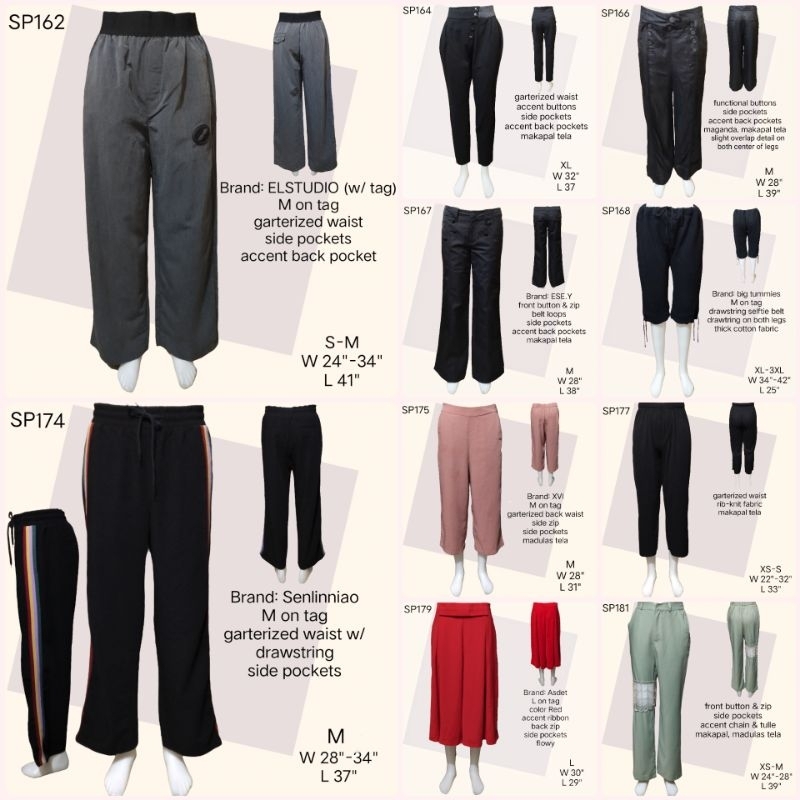 Korean Cotton SquarePants | Wide Leg | Trousers | WideLeg Preloved ...