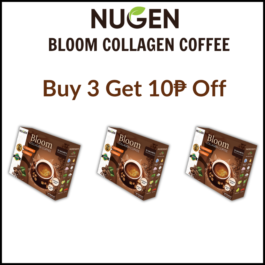 Nugen Bloom Collagen Coffee Original Rejuvenate Your Skin Body Detox ...