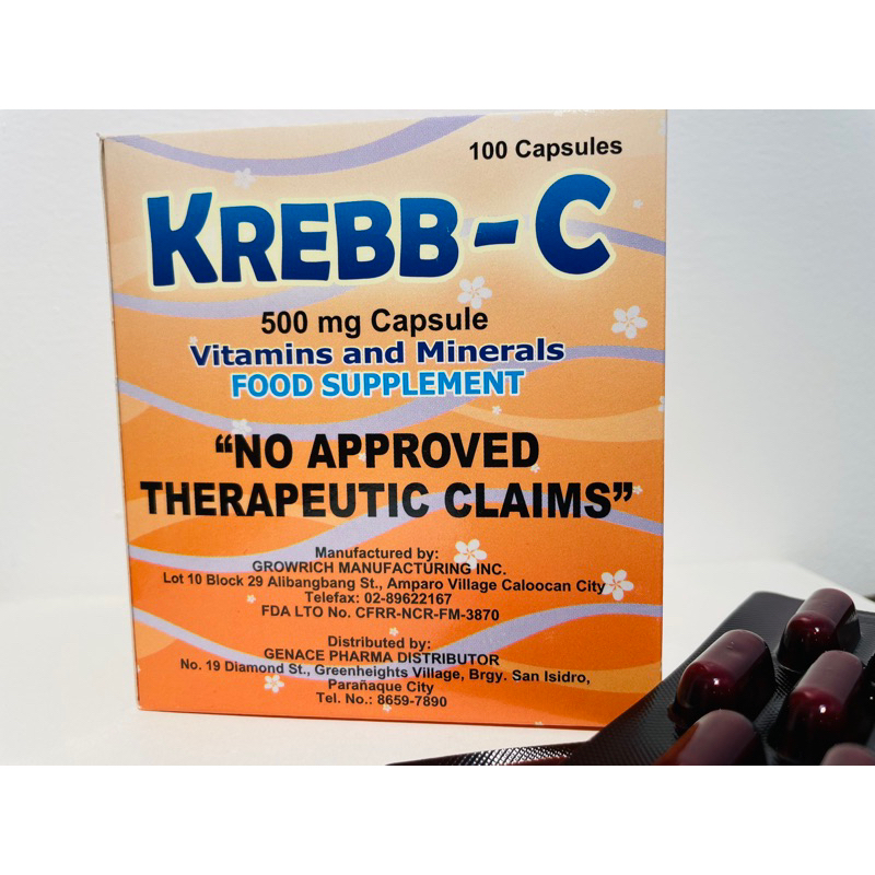 KREBB C 1 BOX (100 pcs) with freebies | Shopee Philippines