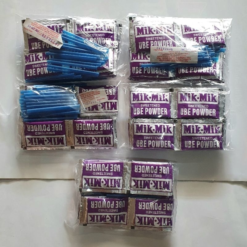 5 Pack Mik-Mik Sweetened Ube Powder (Mikmik) | Shopee Philippines