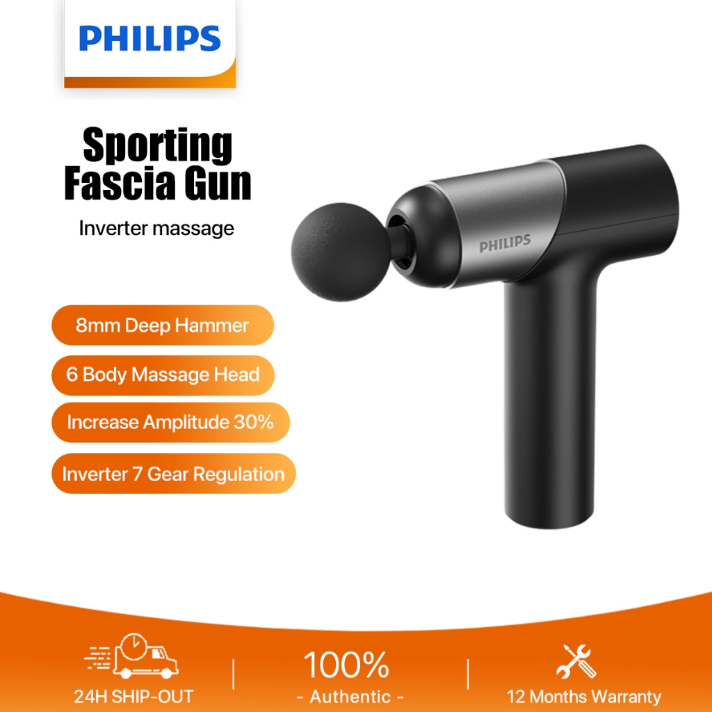 Philips Massage Gun Vibration Fascial Gun Muscle Relaxation Massager 7 ...