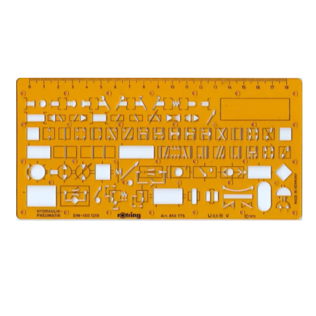 ROTRING TEMPLATE - hydrolics-pneumatics | Shopee Philippines