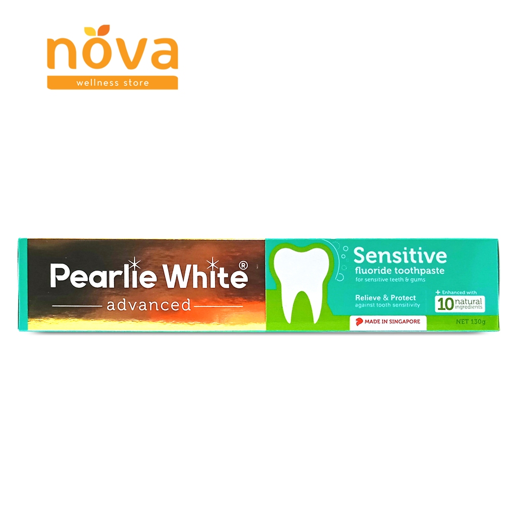 Pearlie White Advanced Sensitive Fluoride Toothpaste 130g (pc) | Shopee ...
