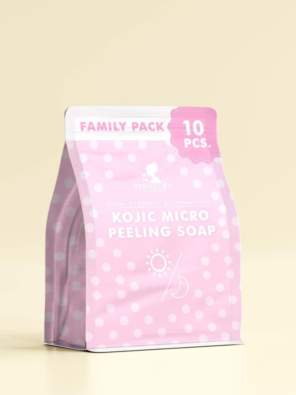 Authentic PERFECT SKIN Family Pack Kojic Micro Peeling Soap 10 Pieces ...