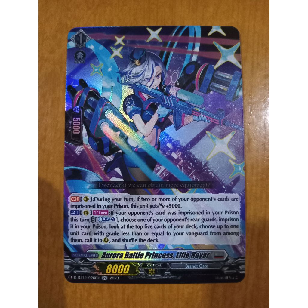 CFV Aurora Battle Princess, Lifle Royar D-BT12 RR | FR Cardfight Vanguard English Brandt Gate ...