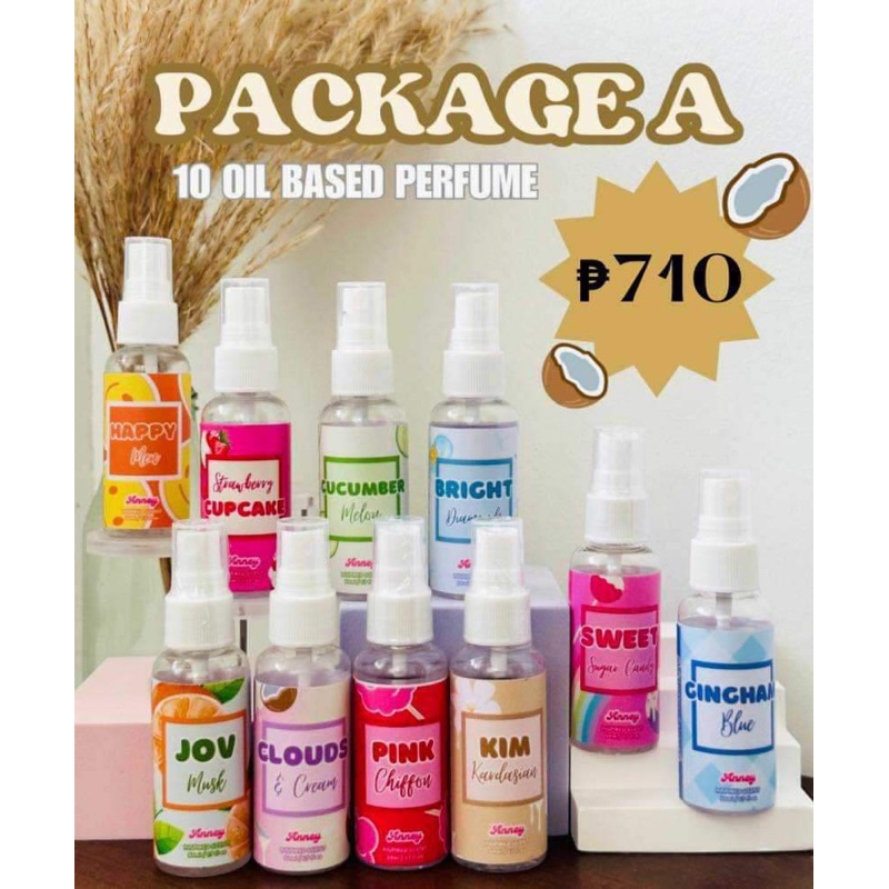 TRENDY ANNEY PERFUME SERIES (Reseller Package A) BUY 10+1 FREE | Shopee ...