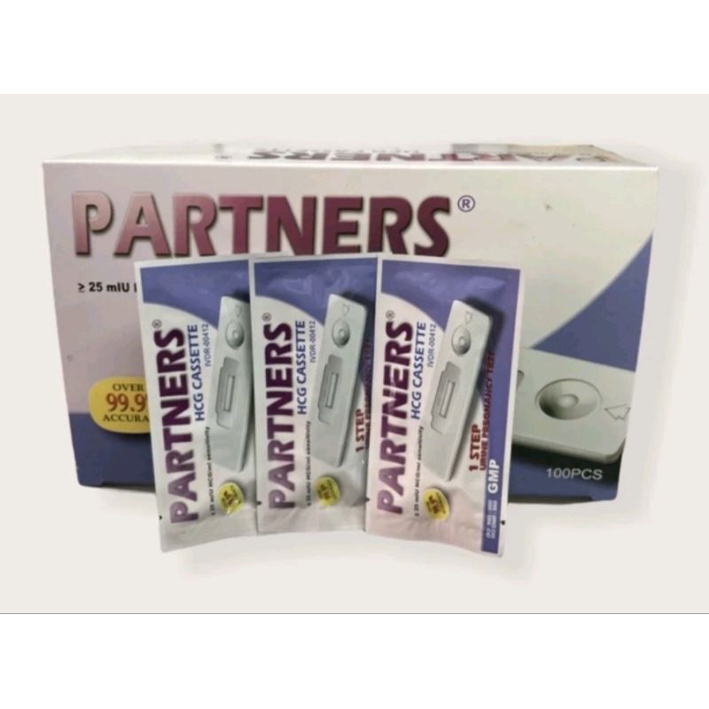 Partners HCG Casette/ Pregnancy Test Kit sold per piece | Shopee ...