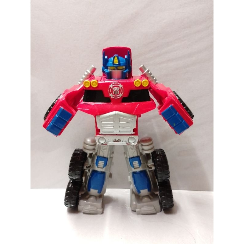 Transformers Playskool Heroes Rescue Bots Optimus Prime Action Figure ...