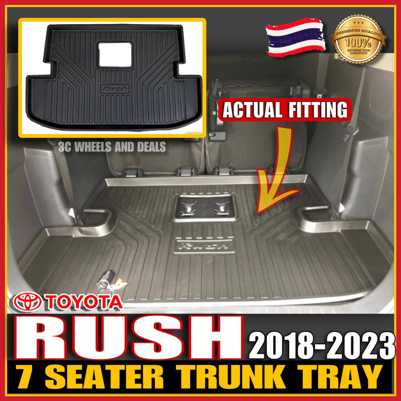 TOYOTA RUSH 2018-2023 TRUNK TRAY/CARGO TRAY(7 SEATER) | Shopee Philippines