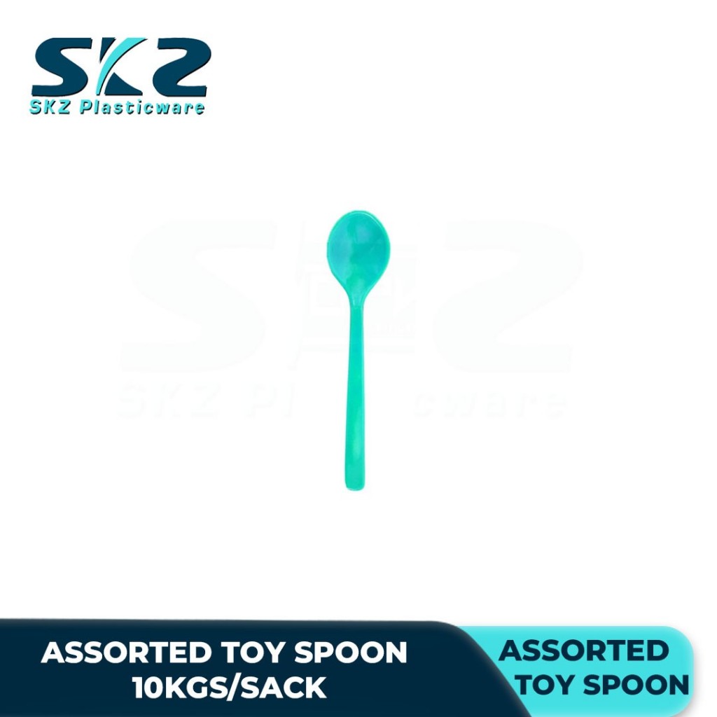 SKZ Assorted Colors Disposable Toy Spoon 10kgs/Sack | Shopee Philippines