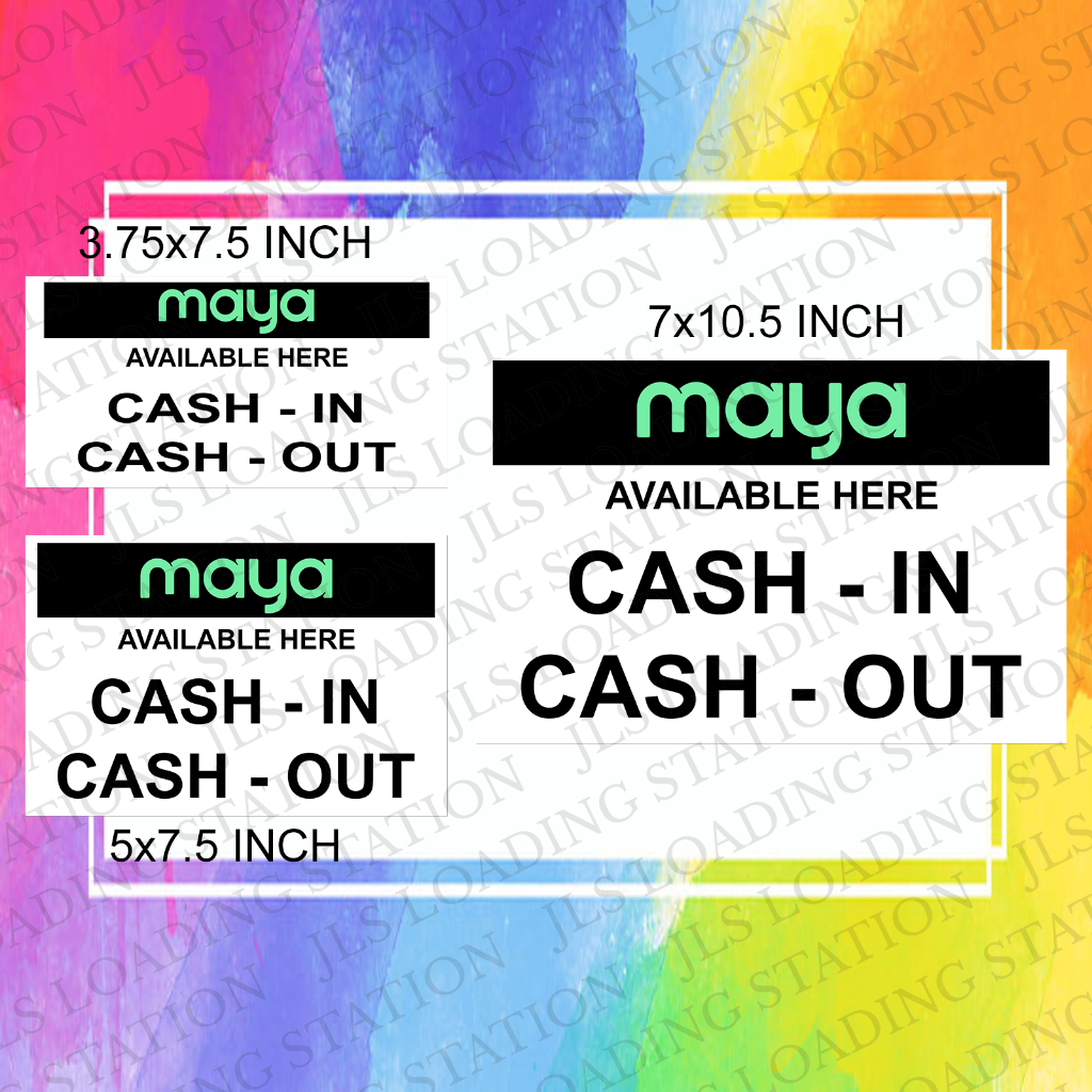 MAYA BUSINESS SIGNAGE (LAMINATED/PVC) | Shopee Philippines