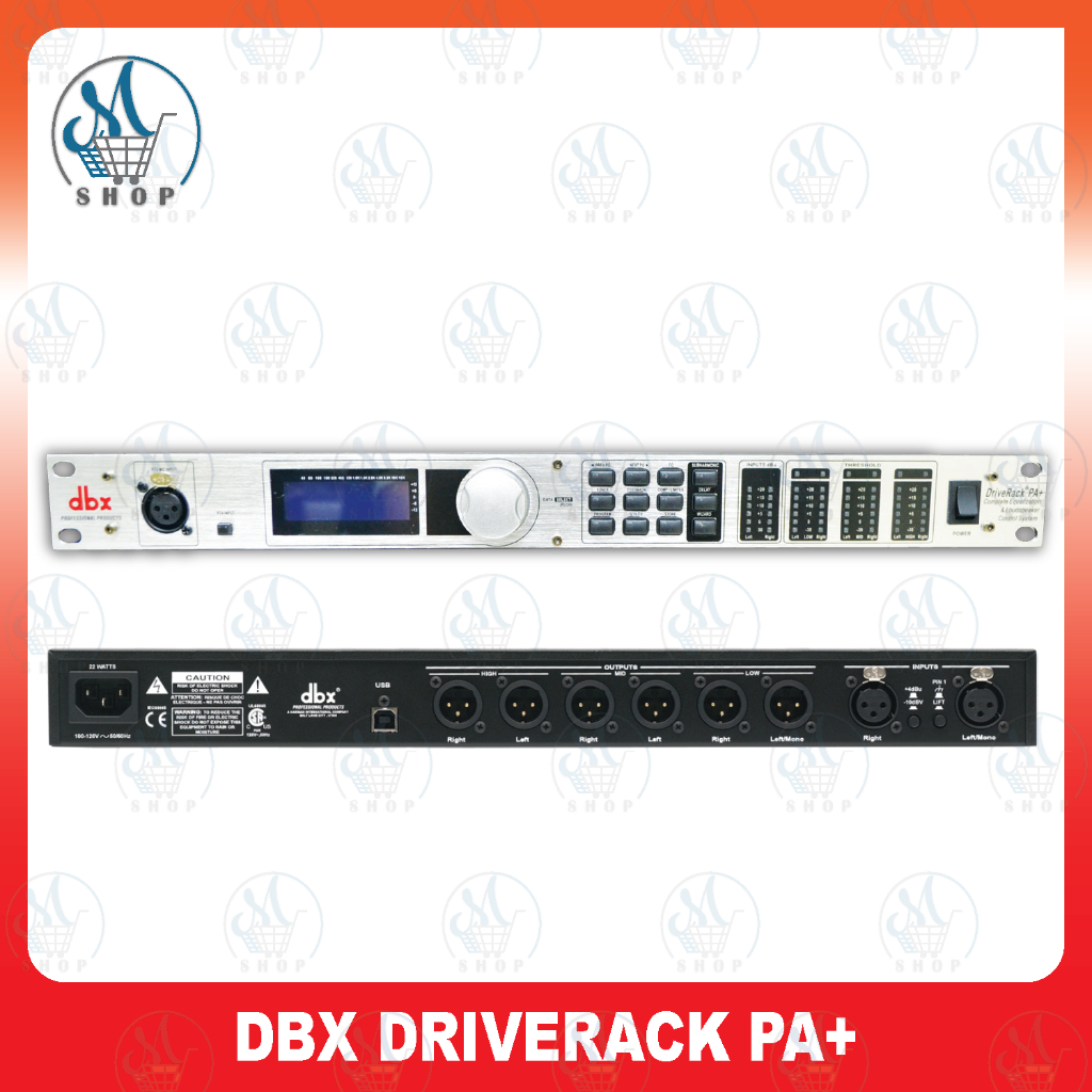 DRIVERACK DBX PA+ PROFESSIONAL AUDIO LOUDSPEAKER MANAGEMENT | Shopee Philippines