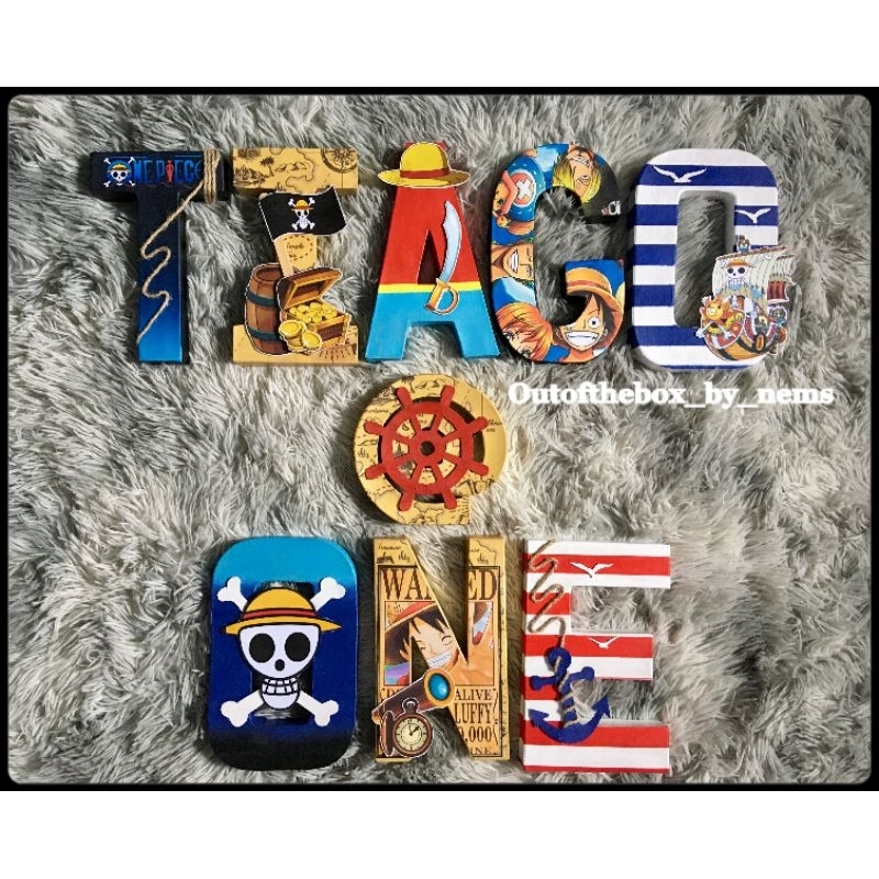 One Piece Theme Letter Standee | Shopee Philippines