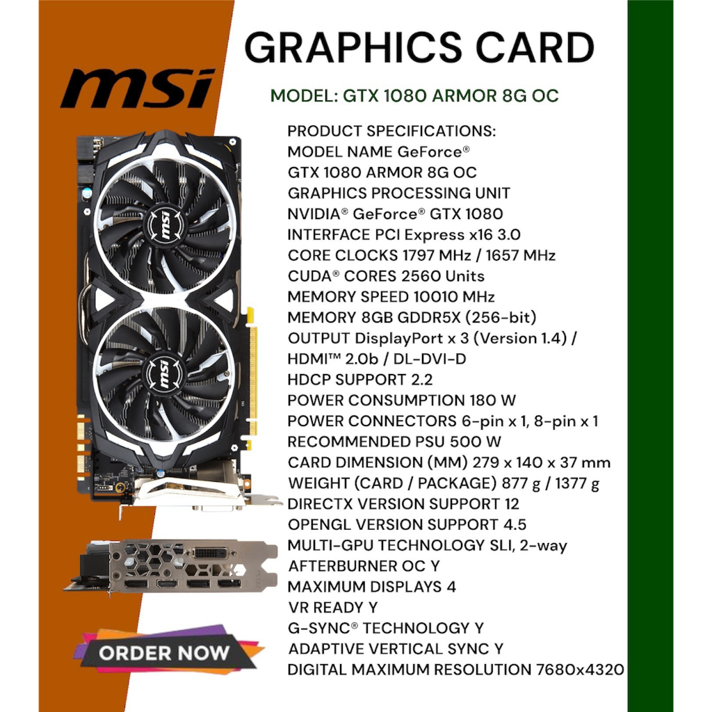 GRAPHICS CARD GTX-SERIES (Pre-owned) | Shopee Philippines