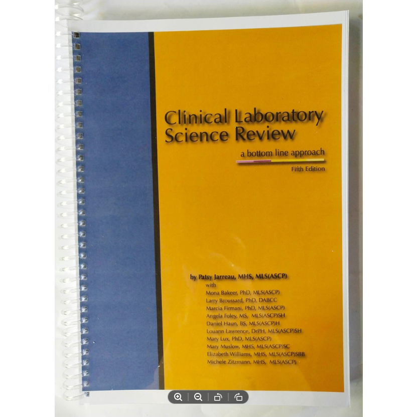 Clinical Laboratory Science Review: A Bottom Line Approach, 5th Edition ...