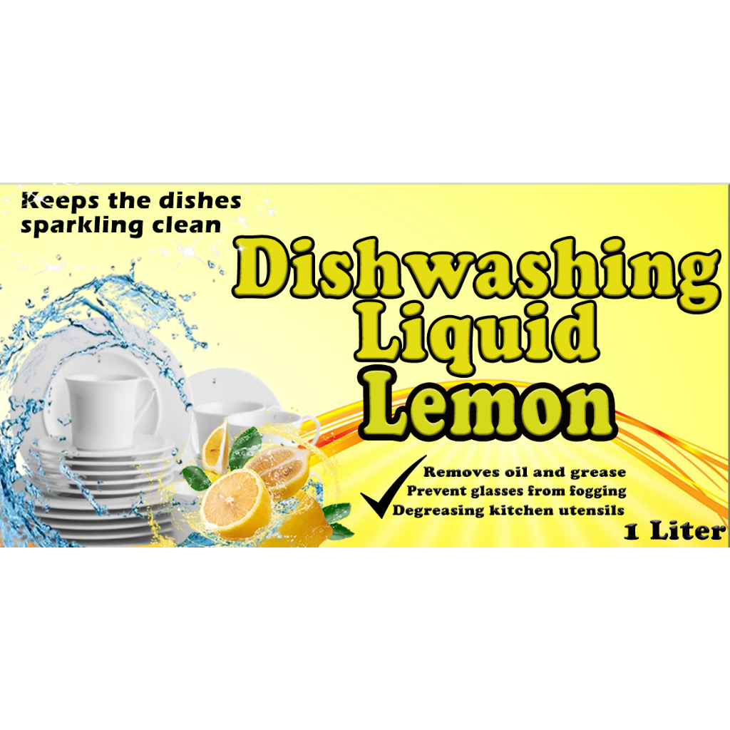 Dishwashing Liquid Stickers Generic 50pcs | Shopee Philippines