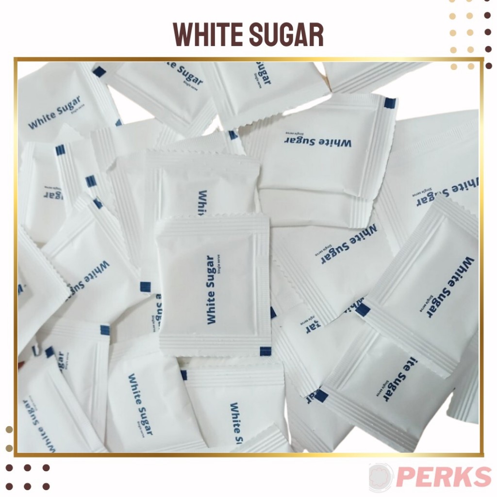 White & Brown Sugar 4gms/ 5gms in 100 sachets | Shopee Philippines