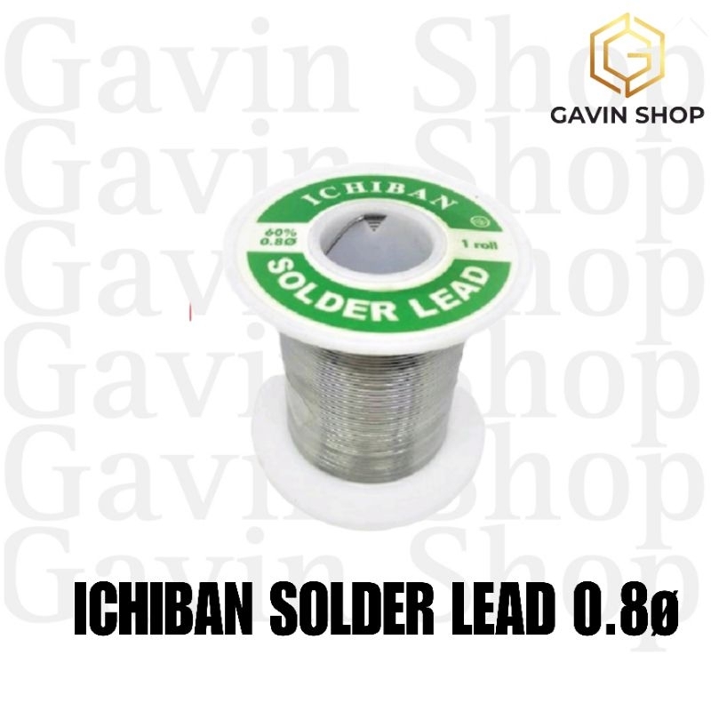 ICHIBAN Solder Lead 0.8ø Original 1Roll | Shopee Philippines