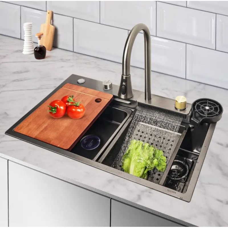 Modern Kitchen Sink - Stainless304 | Shopee Philippines