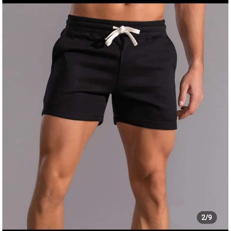 SHORTS PLAIN COTTON JOGGER SHORTS COMFY SWEATSHORTS LOUNGE DESIGN ...