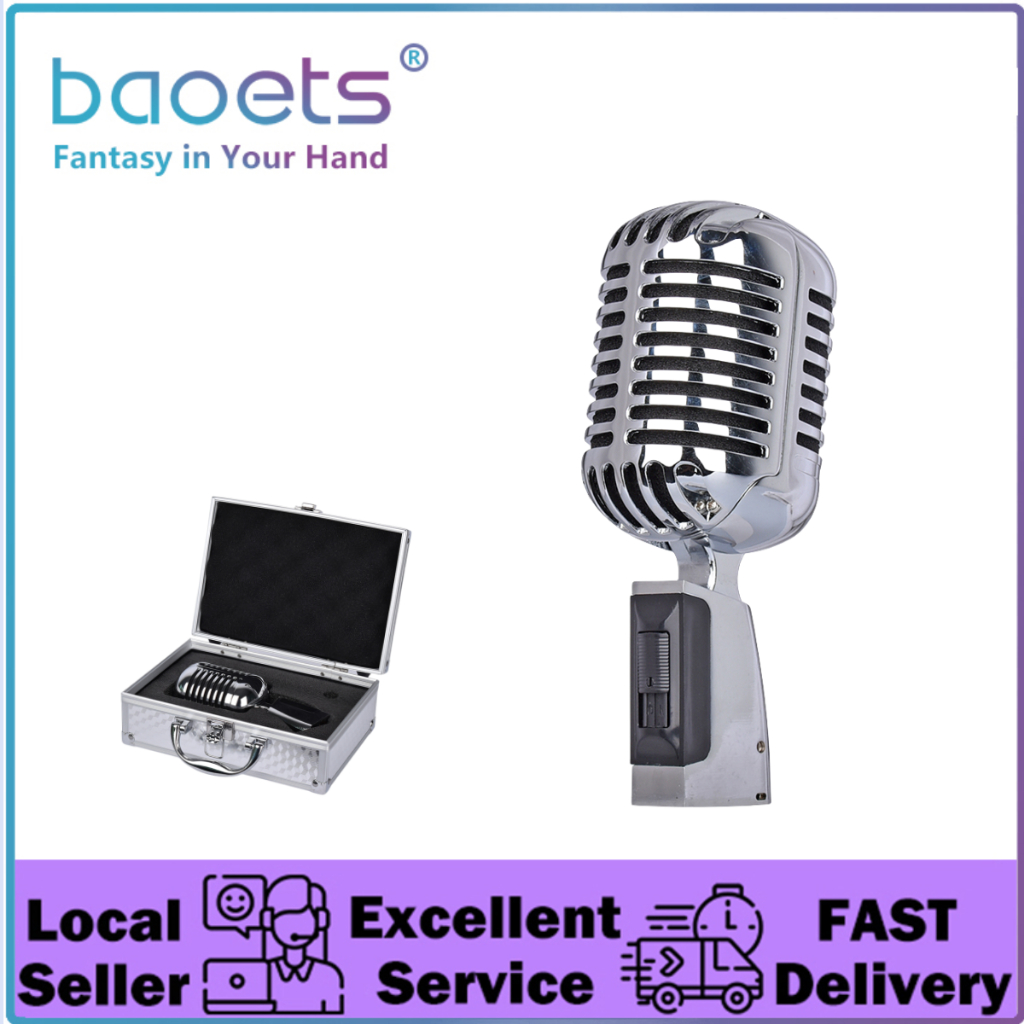 Vintage Microphone Orginal for videoke Dynamic Classic Microphone for ...
