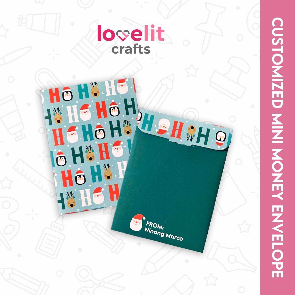 Personalized Christmas Angpao Money Envelope | Shopee Philippines