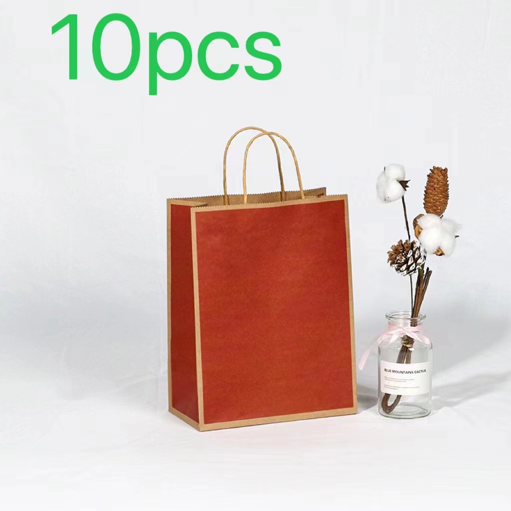 10pcs Paper Bag / Wedding Paper Bags / Gift Paper Bags / Goodie Bags ...