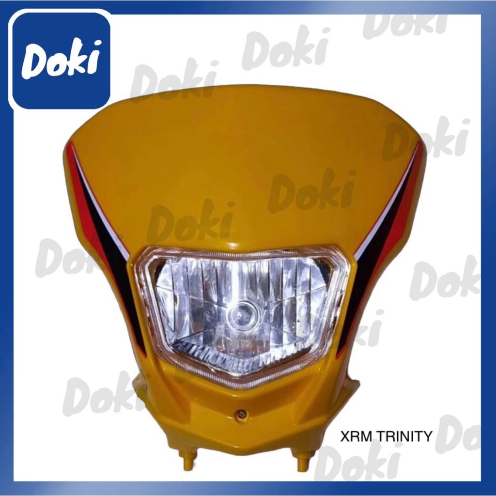 [DOKI MOTO] HEADLIGHT XRM TRINITY | Shopee Philippines