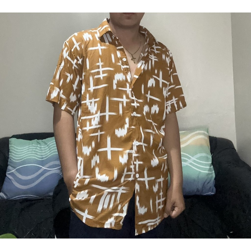 MEN BOHO POLO SHIRTS (FIT UP TO LARGE SIZE) | Shopee Philippines