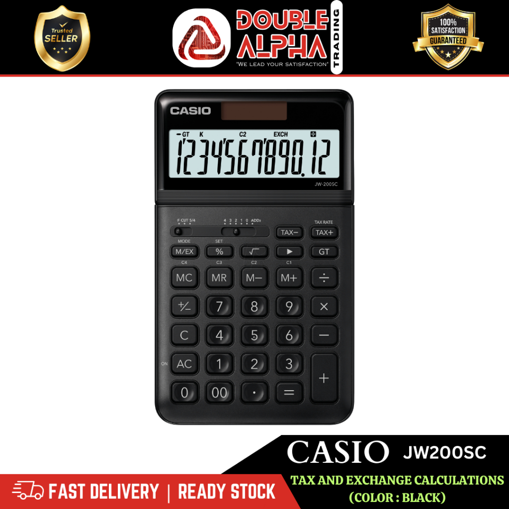 HIGH QUALITY CALCULATOR TAX AND EXCHANGE JW-200SC | Shopee Philippines