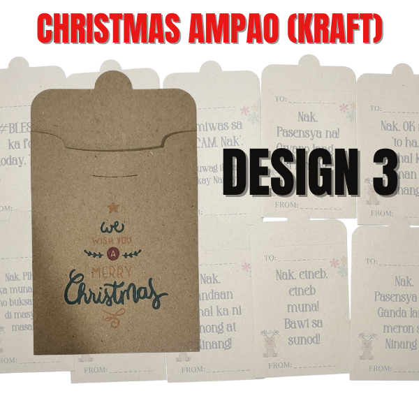 Christmas Angpao / Money Envelope (kraft) | Shopee Philippines