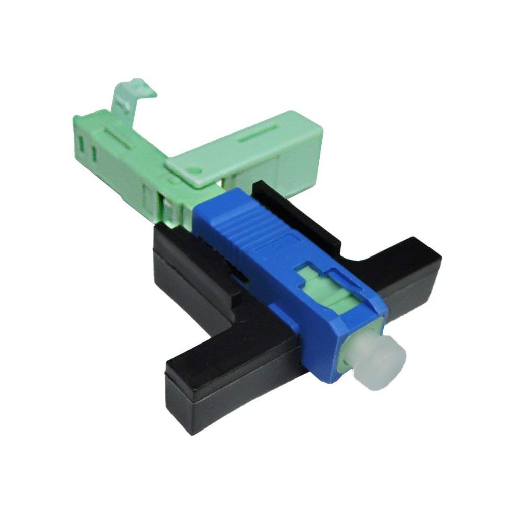 SC / UPC Fiber Optic Fast Connector Butterfly SC Connector FTTH Quick ...