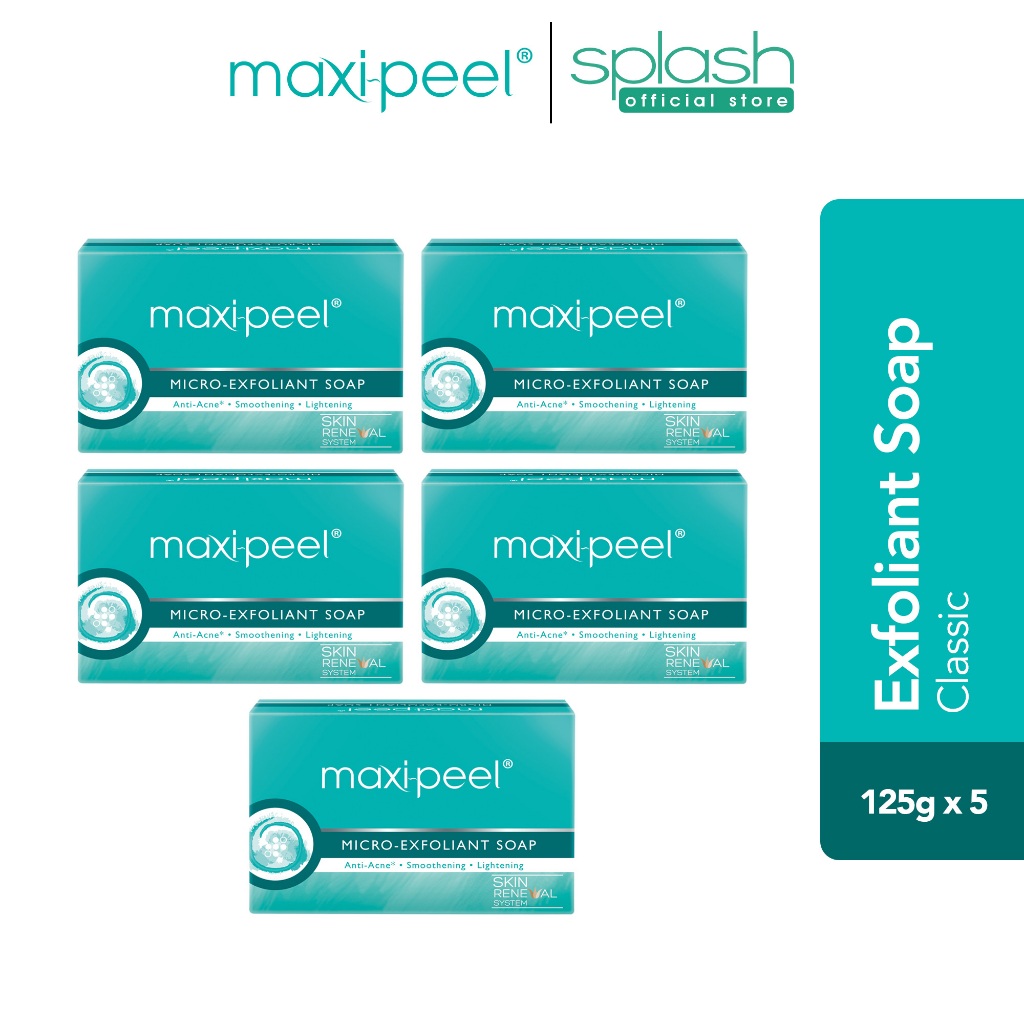Maxi-Peel Micro Exfoliant Bar Soap Classic Anti-Acne Whitening 125g Set ...