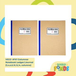 Accounting Books - Veco Columnar Book (3, 4, 6, 10, 14 columns ...