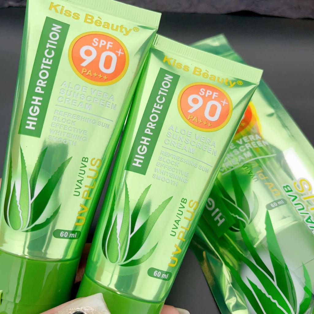 Supermy New Aloe Vera sunscreen cream UV plus high protection skintone cream SPF 90 PA ...