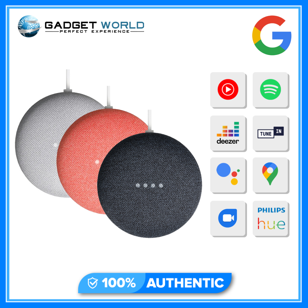 Google Nest Mini 2nd Generation with Google Assistant | Shopee Philippines