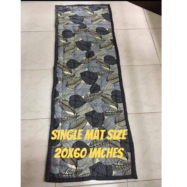 Single long mat for sofa, higaan or floormat (60x20inch) | Shopee ...